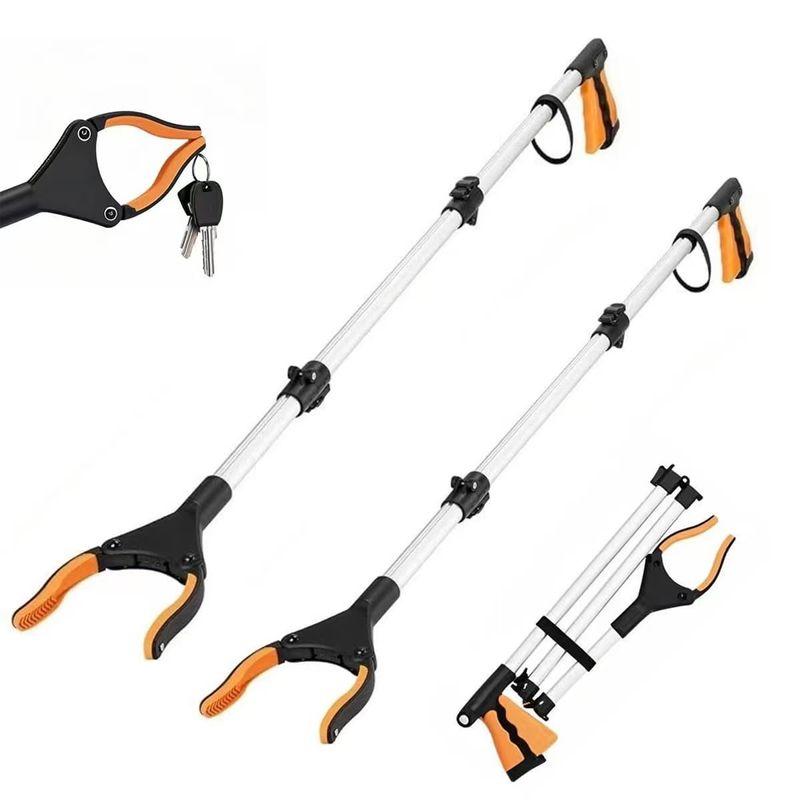 2-Pack Extra Long Grabber Reacher Tool, 43" Reacher Grabber Pickup Tool ...