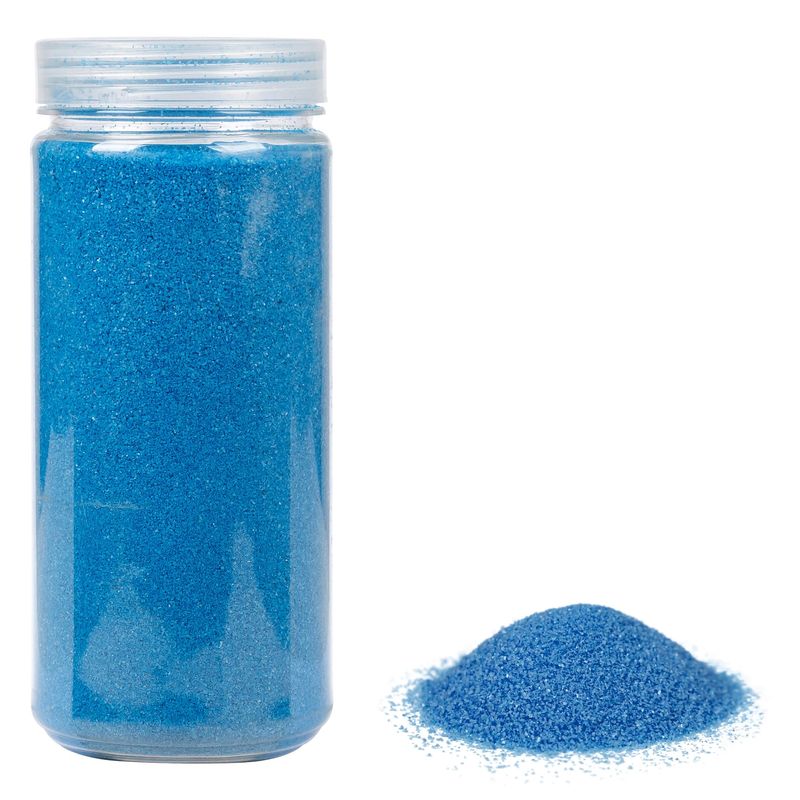 HEKU High-Quality Blue Decorative Sand (Approx. 750 g), Fine Grain (0.1 ...