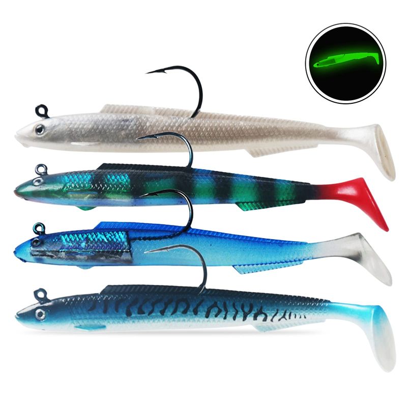 Njord Kalastus Rubber fish with jig head selectable 15 cm, 30 g or 12 ...