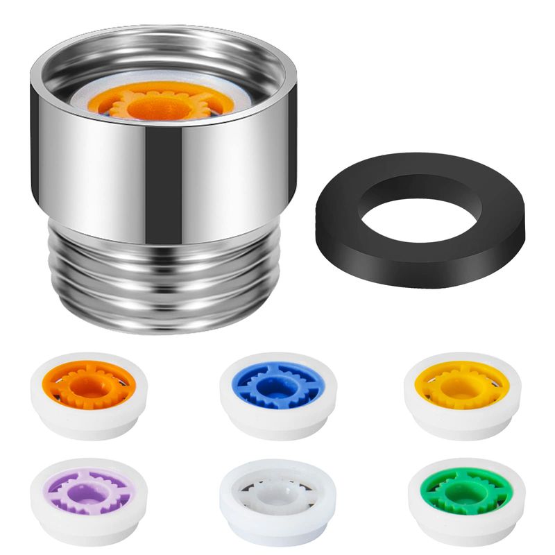 MAYYAYA 7 Shower Flow Reducer Limiter Set, Water Flow Saver Adapter ...