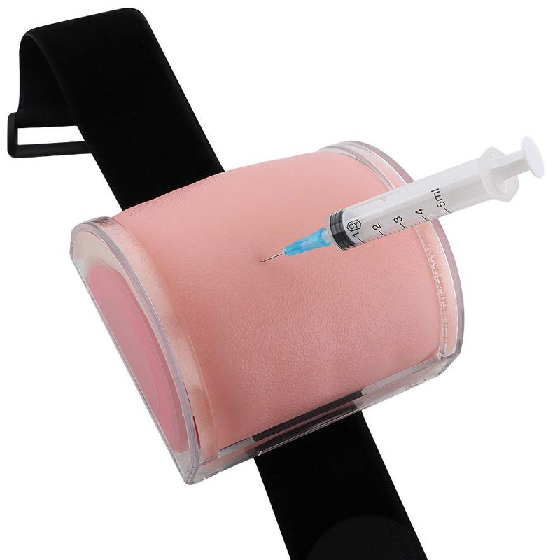 Multi-Functional IM, ID and SQ Injection Training Pad, Consists of Skin ...