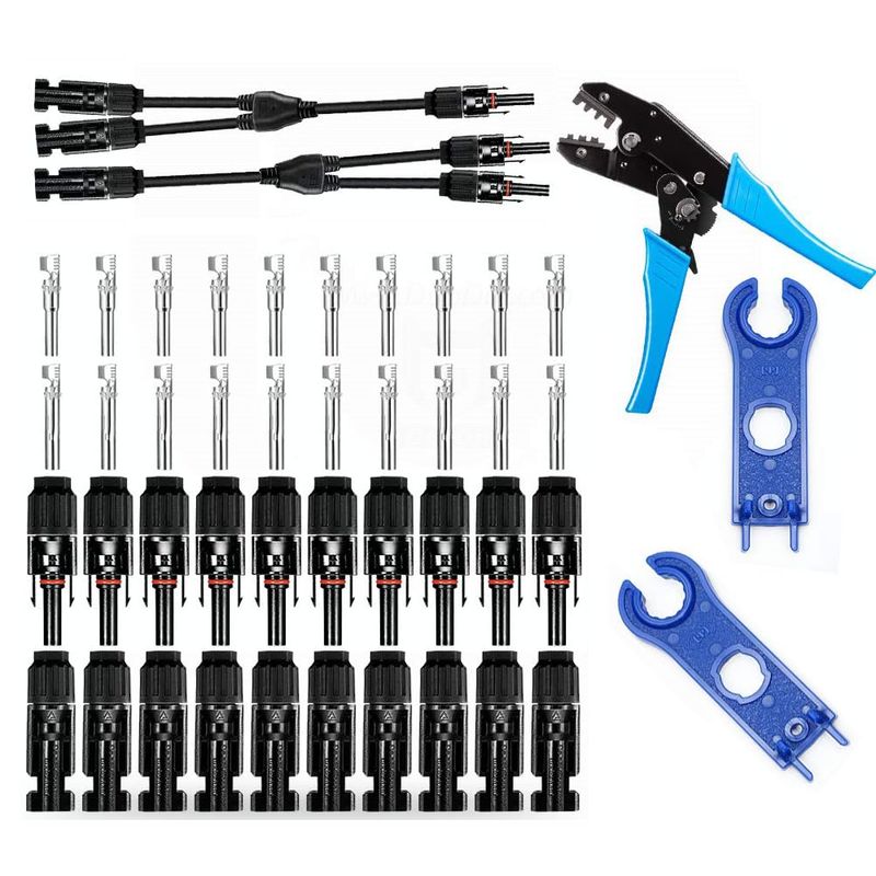 iSunergy Solar Panel Crimping Tool,Crimping Tool Kit with 10PCS ...