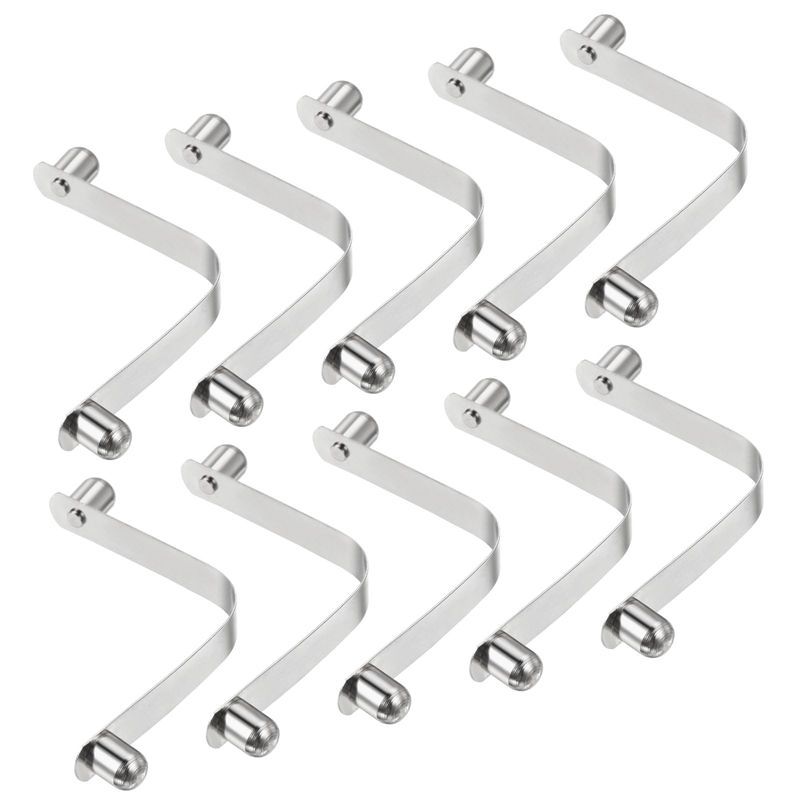 PATIKIL 12x9.5mm Kayak Paddle Snaps, 10 Pack Tent Pole Clips Steel V ...