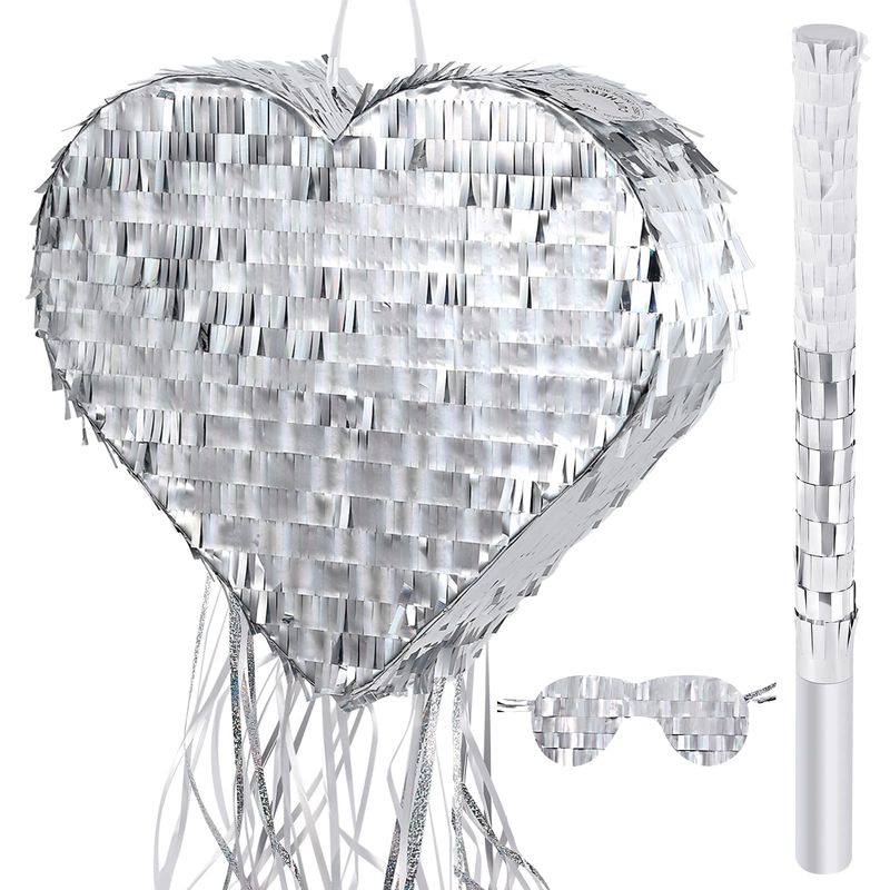 Small Heart Pinata Heart Pull String Pinata Wedding Party Decoration ...