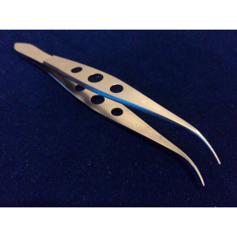 FINE TIP SUTURE OPHTHALMIC MICRO FORCEPS W/ TYING PLATFORM SMOOTH ...
