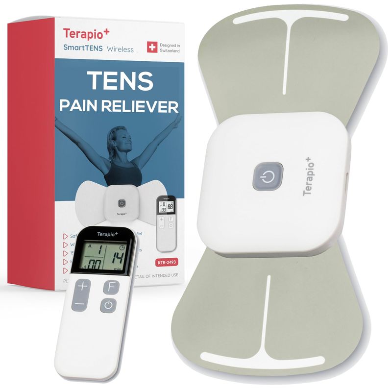 TERAPIO Wireless TENS Machine for Natural Pain Relief. Portable TENS ...