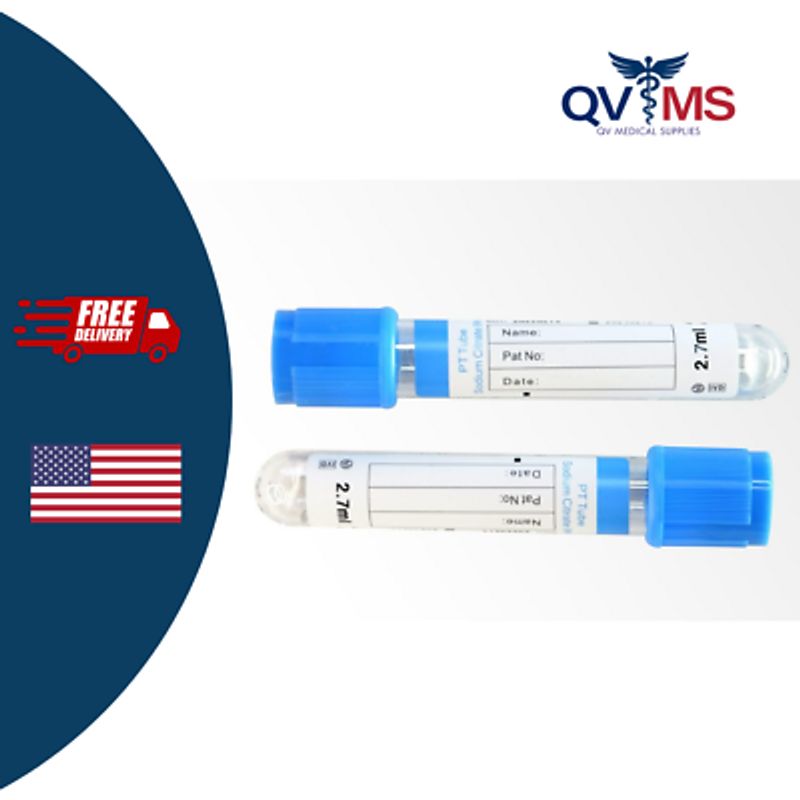 PT Tube Blood Collection Tube 2.7ml Blue Top Sodium Citrate 3.2% (200pcs) - Online Marketplace ...
