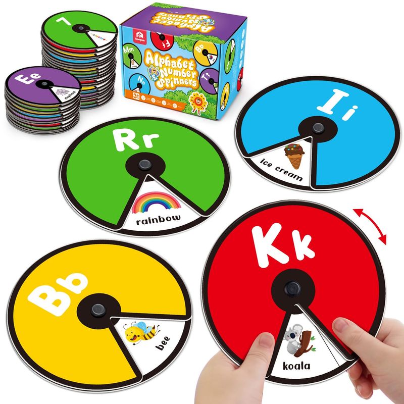Speak And Spell Coogam Interactive Alphabet Learning Toy - Spinning ...
