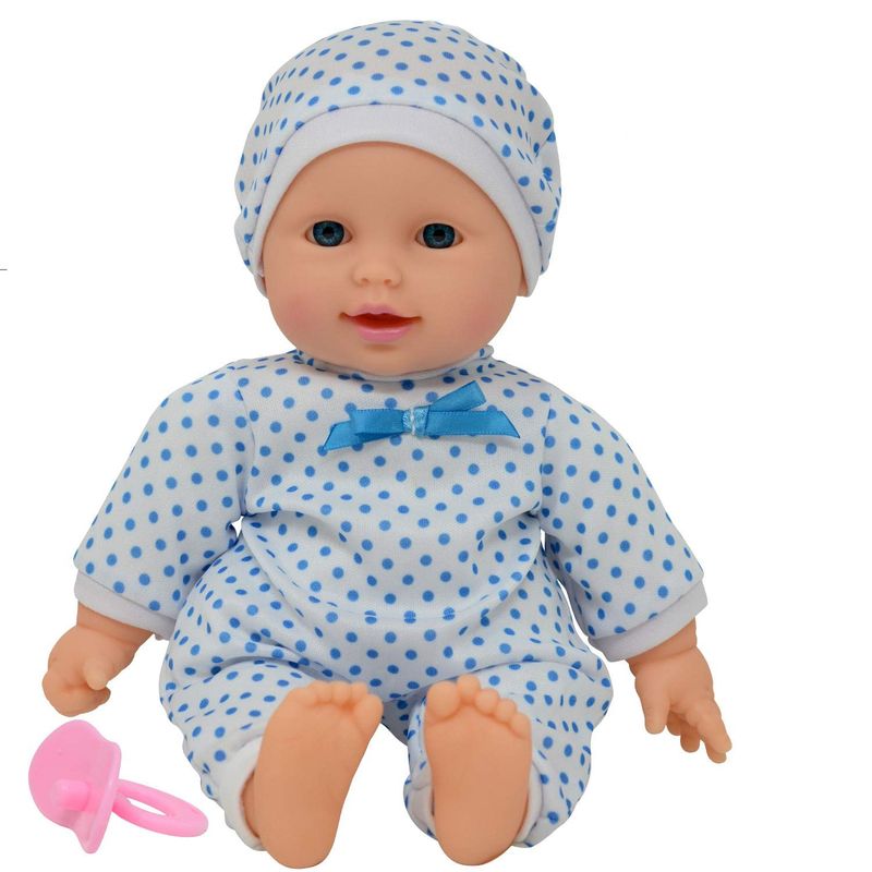 11 inch Soft Body Boy Baby Doll in Gift Box - Doll Pacifier Included ...