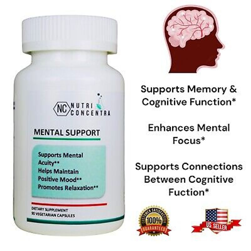 Stress Management Supplement, Promote Calm and Mood Enhancing, 750 mg ...