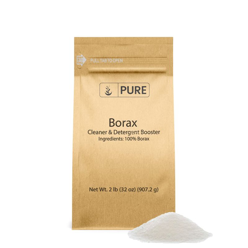 Pure Original Ingredients Borax Powder (2 lb) Sodium Borate ...