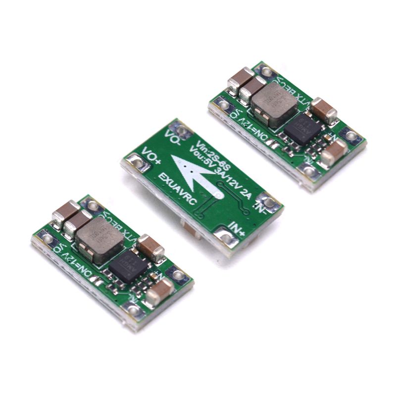 FPVKing FPV UBEC Micro 5V 3A / 12V 2A UBEC Adjustable BEC UBEC 2-6S for ...