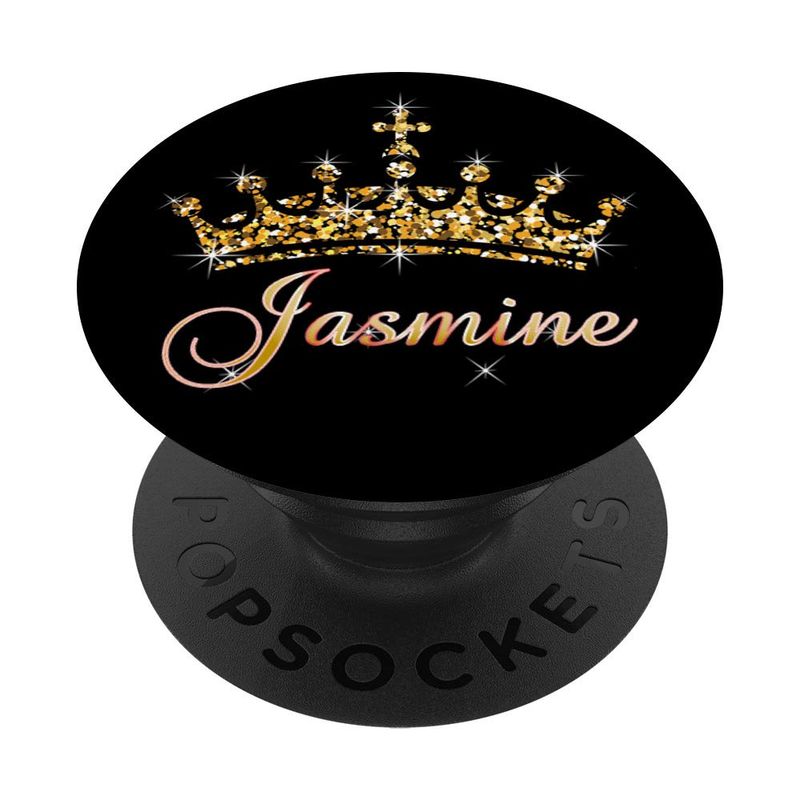 Jasmine Name with Tiara Crown Queen Princess - Jasmine PopSockets ...