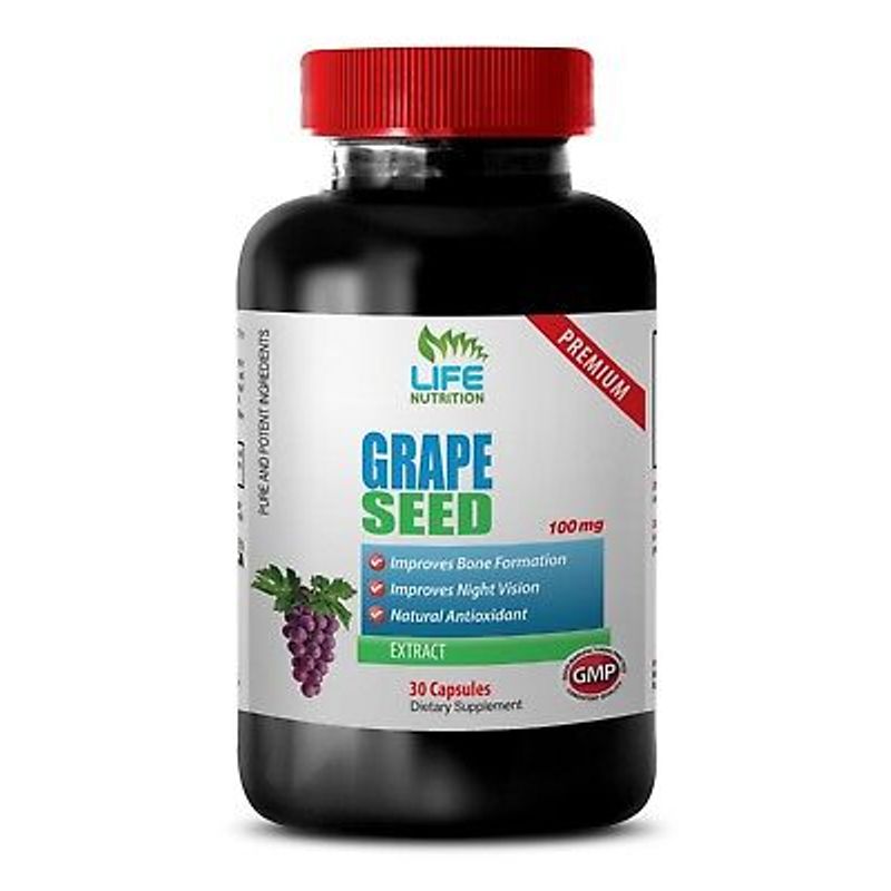 natural antioxidants - GRAPE SEED EXTRACT 150mg - strengthen bones and ...
