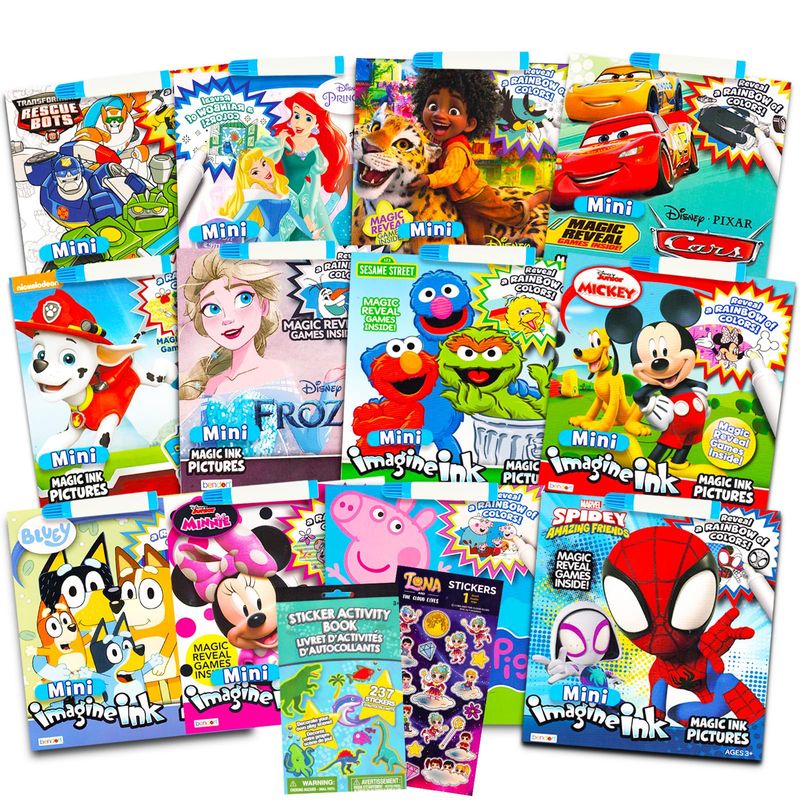 72 Mess Free Coloring Pages with Mini No Mess Markers - Imagine Ink ...