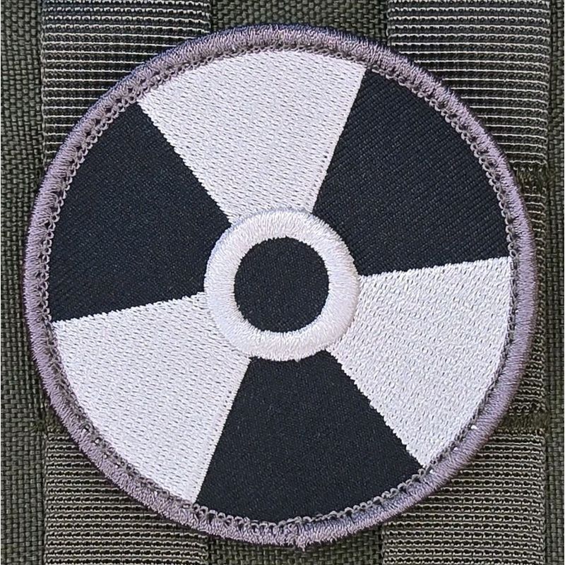 GAMMA RADIATION RADIOACTIVE SYMBOL SWAT ARMY MILITARY TACTICAL MORALE ...