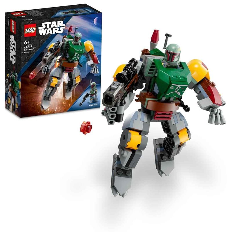 LEGO Star Wars 75369 Boba Fett Robot Buildable Figure with Blaster ...