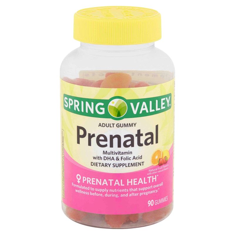 Prenatal Gummy Vitamins Including Womens Multivitamin with DHA and ...