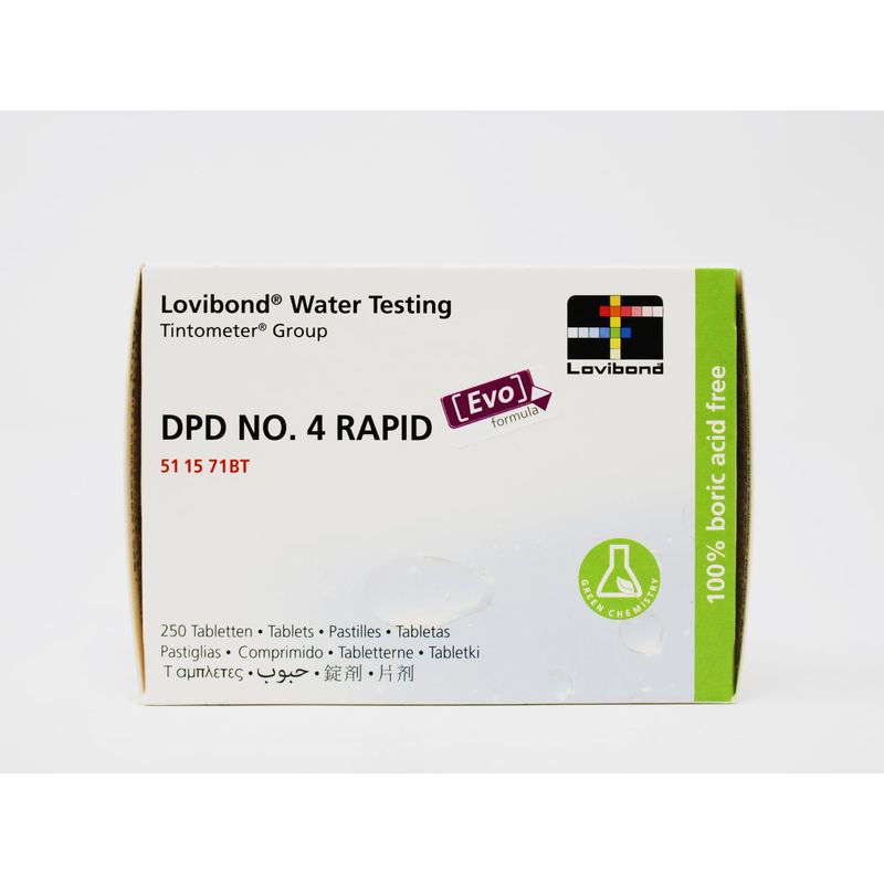 Lovibond DPD 4 Rapid Dissolve 250 Tablets - Online Marketplace ...