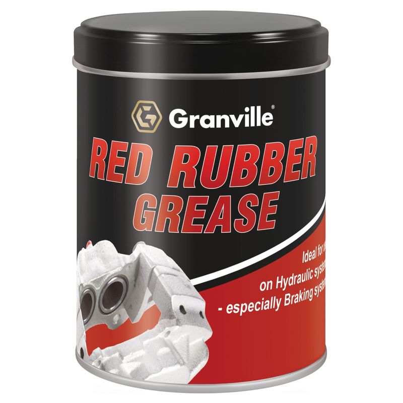 Granville Red Rubber Grease – 500g Tin | Mineral Oil-Free Red Rubber ...