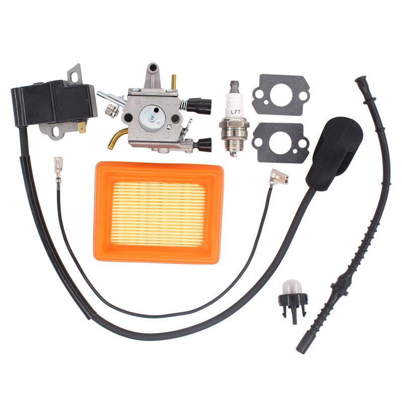 Grass Trimmer Brush Cutter Fuel Filter Fuel Line Ignition Coil Kit ...