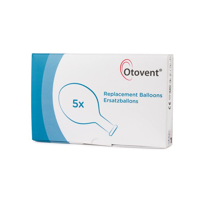 Otovent Replacement Balloons x 5. Treatment for Glue Ear Or Otitis ...