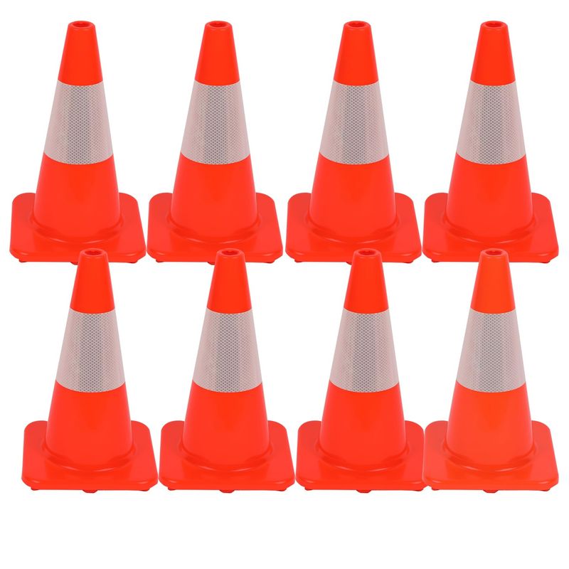(8 Cones) BESEA 12" inch Traffic Cones Soccer Training Cones Sport ...