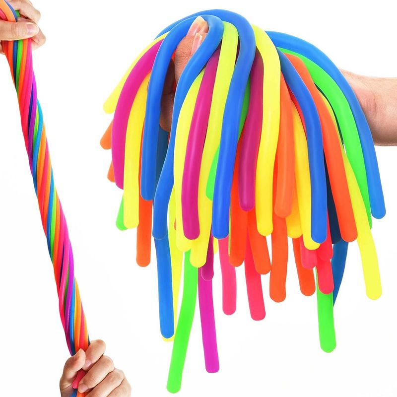 Rtinsd Small Stretchy String Noodles 30 Packs Children Sensory Stretch ...