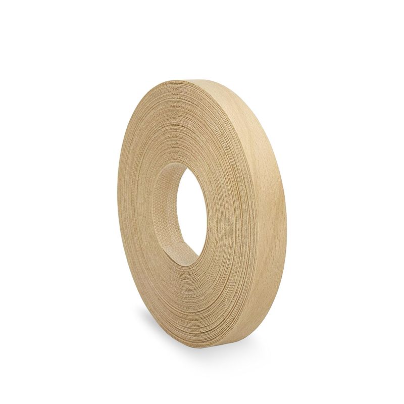 Beech Edging 19 mm x 7.5 m Pre Glued Adhesive Real Wood Veneer Edge ...