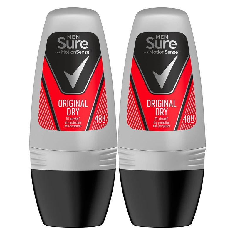 Sure Men Original Anti-Perspirant Roll On 50Ml - Pack Of 2 - Online ...