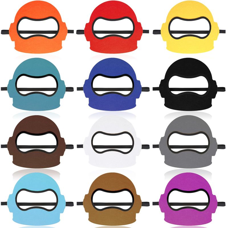 WinnerWhy 24 Pcs Gaming Masks Set Multicolor Style Space Theme for ...