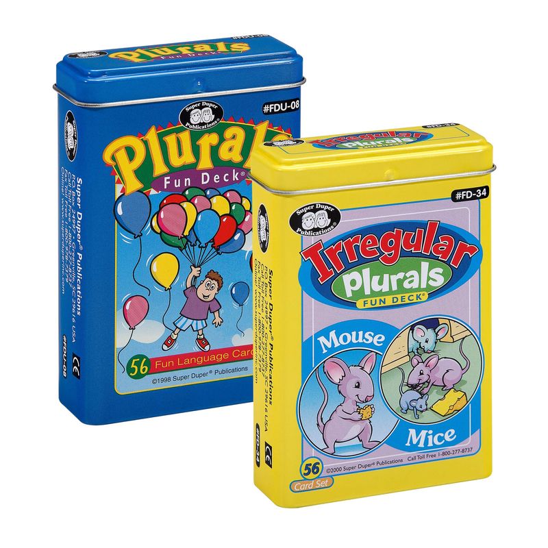 Super Duper Publications | Plurals & Irregular Plurals Fun Deck Flash ...