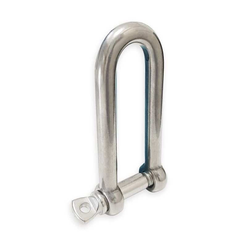 simPLEISURE qb500150f05n0 Stainless Steel Long D Type Shackle 6 Size ...