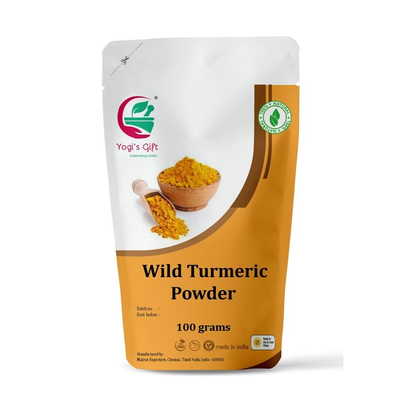 Kasturi Turmeric Powder for Face | 100g | Wild Turmeric Powder ...