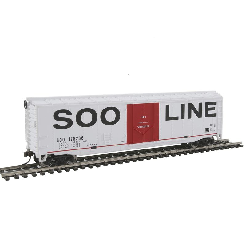 Walthers Trainline HO Scale Model 50' Plug-Door Boxcar with Metal ...
