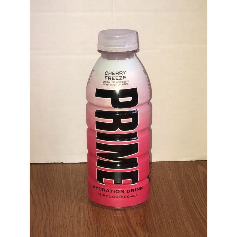 PRIME Hydration Drink CHERRY FREEZE Limited Color Change Label 16.9oz ...