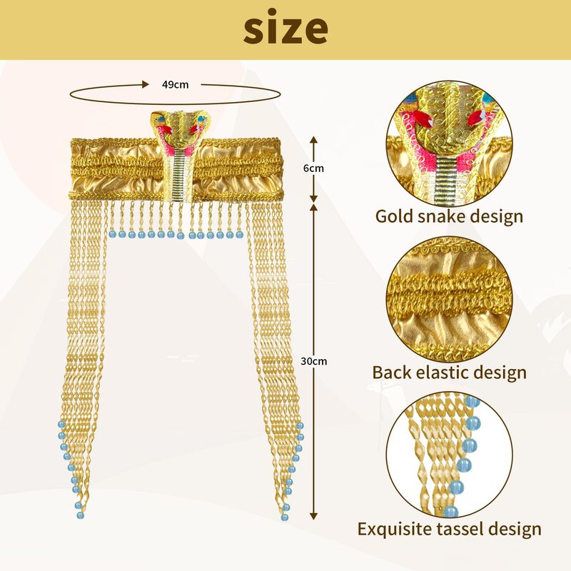 Women's Egyptian Headpiece Egyptian Costume for Women Accessories ...