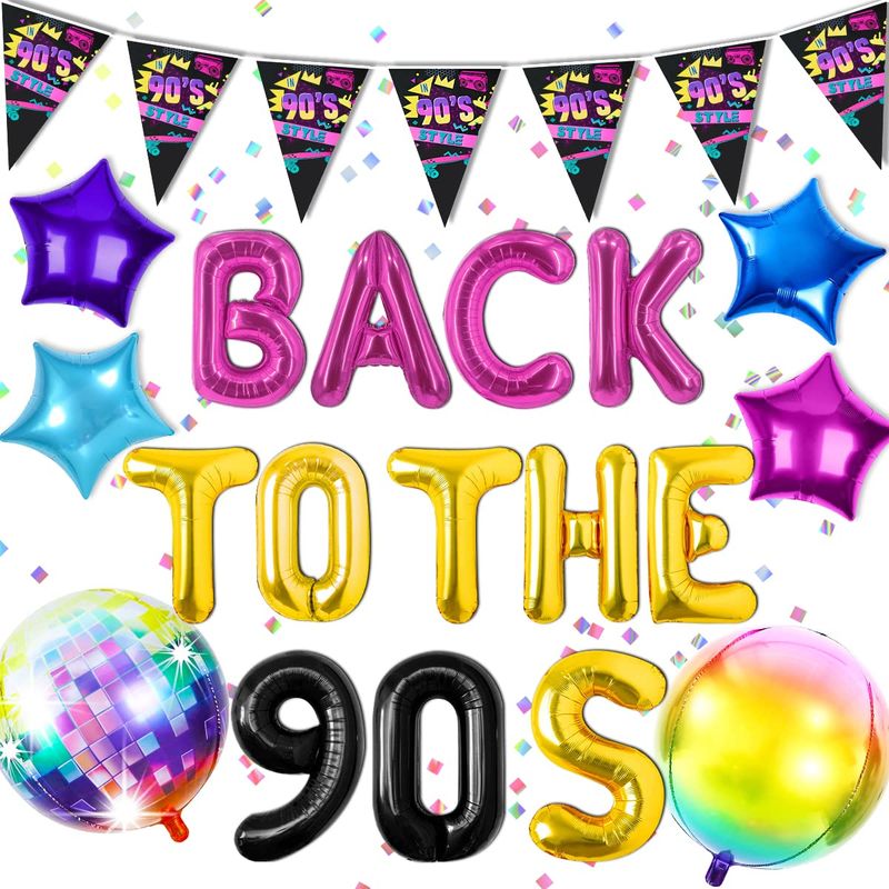 90s Decoration Kit, 90s Party Decoration Banner, 90s Party Garland ...