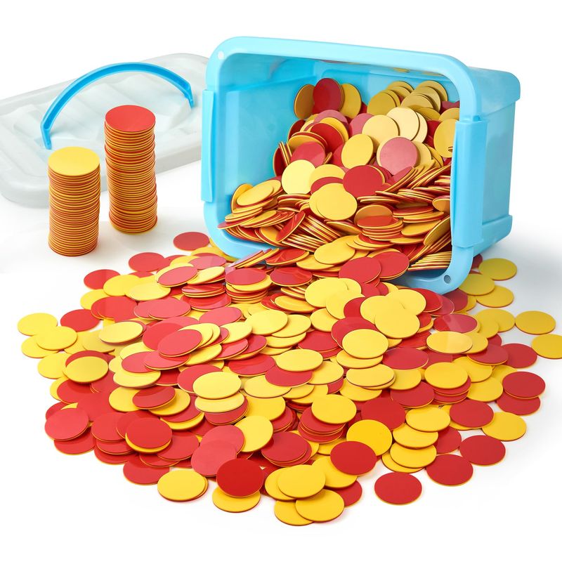 stochastic box Counters for Kids Math, Plastic Two-Color Counters 800 ...