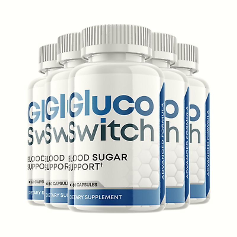 5-Pack Gluco Switch - Blood Sugar Supplement Support - 300 Capsules ...