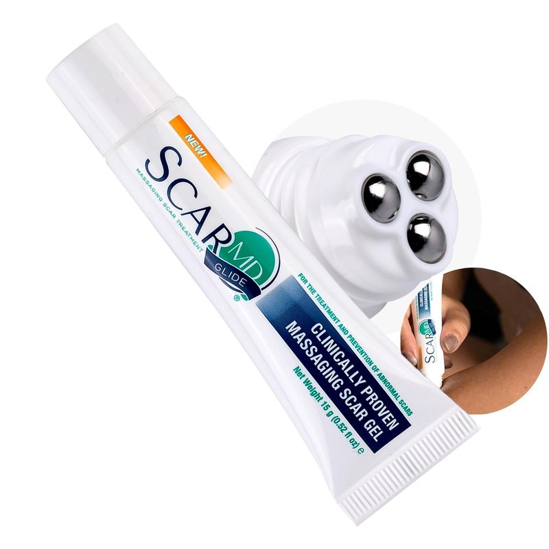 AIM Medical - ScarMD Glide Massaging Scar Gel, Fades Scars from Surgery ...