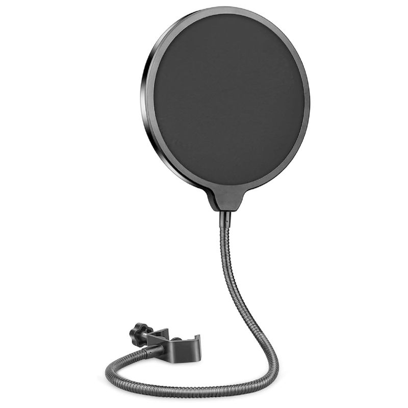 Professional Microphone Pop Filter for Blue Yeti, Mic Shock Mount, ASMR ...
