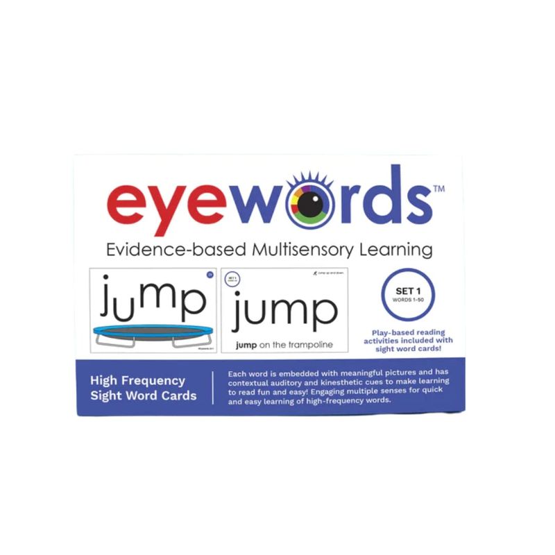 Multisensory Sight Word Cards, Set #1, Words 1-50 - Online Marketplace ...
