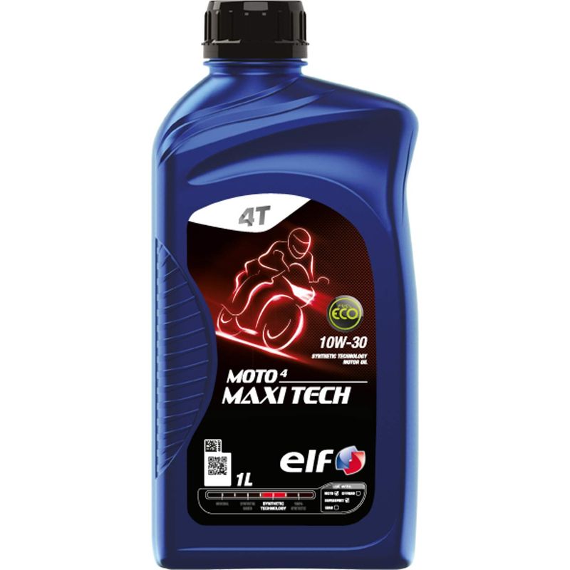 Total elf 213937 Motorcycle 4st Engine Oil MOTO MAXI TECH 10W-30 All ...