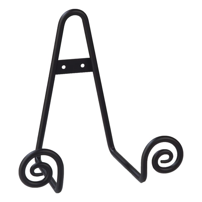 TRIPAR Decorative Scroll Rack, Large Black Display (4.5 Inch Depth ...