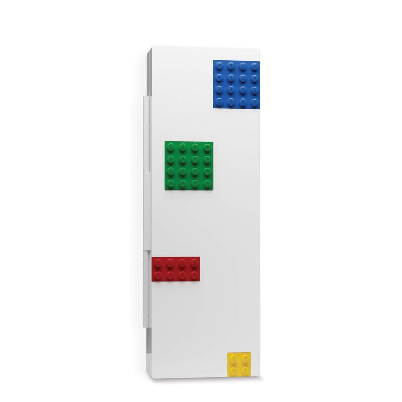 Lego Stationery Pencil Box with Four Building Bricks and Lego ...