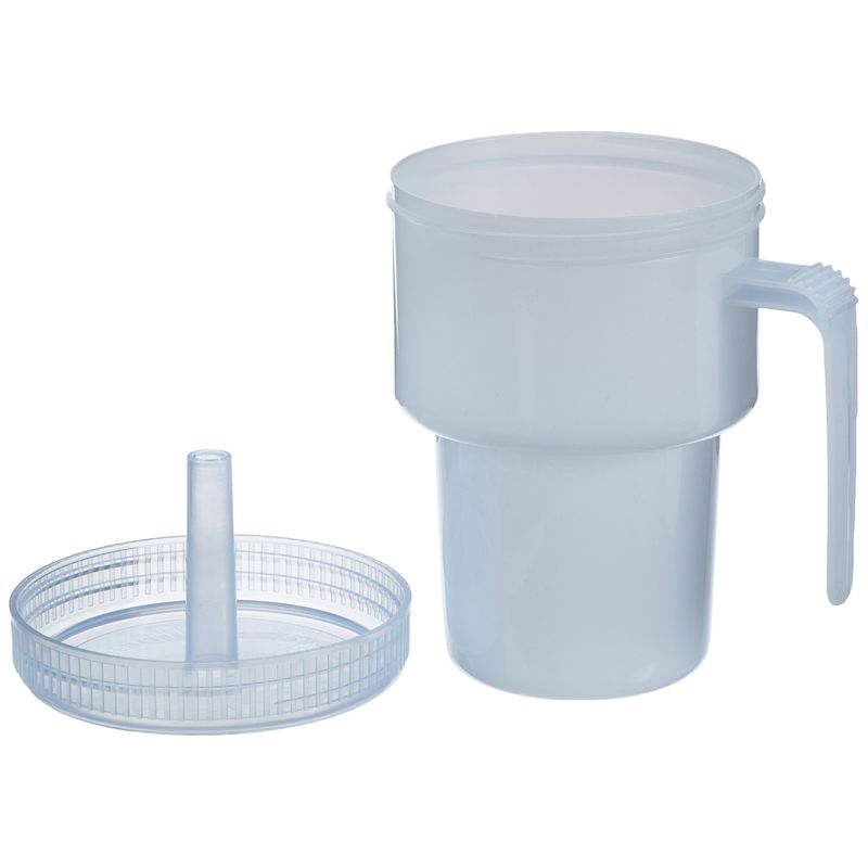 Sammons Preston Kennedy Cup, Spillproof Adult Sippy Cup with Handle ...