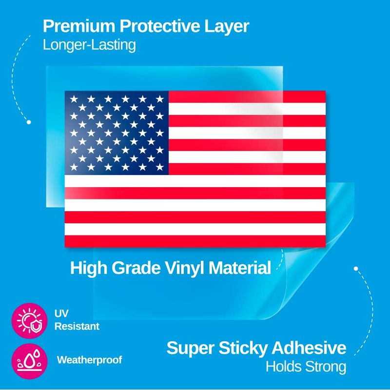 Round HMX-1 Four Logos Seal Sticker (us Semper Insignia Vinyl Decal ...