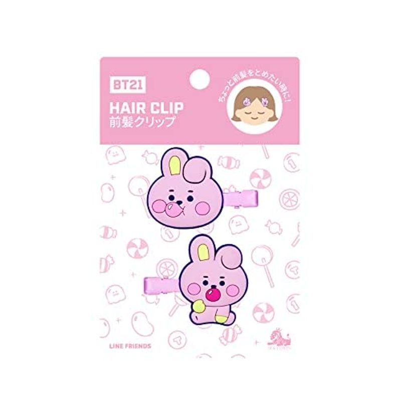 BT21 Official Bangs Clip VER.3 Jelly Candy HAIR CLIP BT21-BHE-C-CK ...