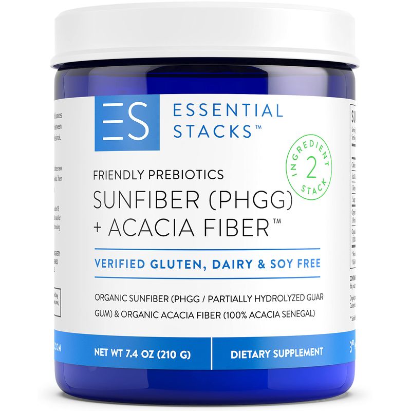 Essential Stacks Organic Sunfiber Prebiotic Fiber (Partially Hydrolyzed ...